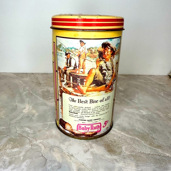 babe ruth | Other | Curtis Baby Ruth Candy Bar Tin 986 The Best Bite Of ...